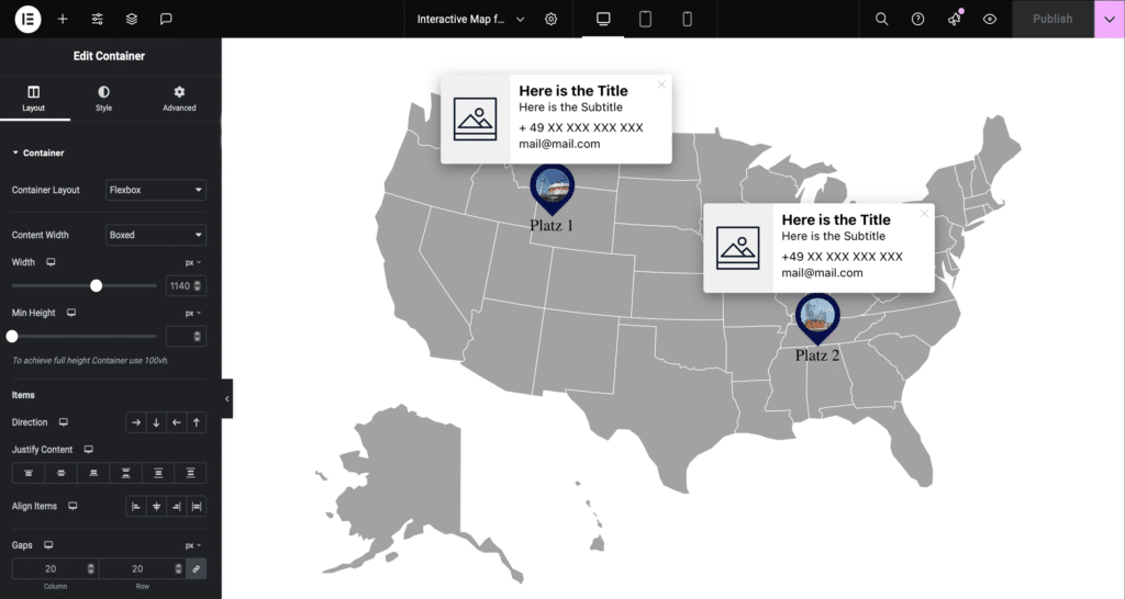Interactive Map for Elementor Pro - Nahiro.Net 2025